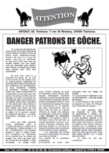 Actualité de l'Anarchosyndicalisme CINEMAS UTOPIA : DANGER, PATRONS DE ...